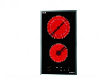 MODENA BUILT IN VITROCERAMIC HOB ELECTRIC 2 BURNER BLACK