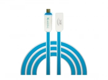 ECI CABLE USB MICRO LAMP FLAT BLUE