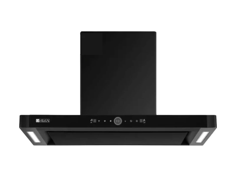 DELIZIA WALL CHIMNEY HOOD BLACK
